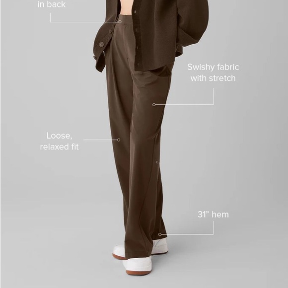ALO Yoga | Pants & Jumpsuits | Alo Yoga High Waist Pursuit Trouser ...
